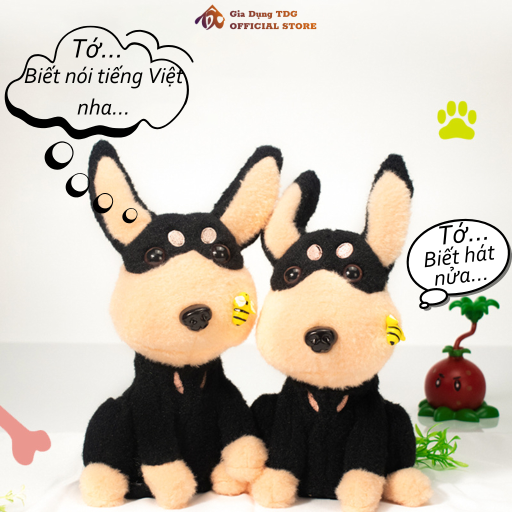 Puppy Fear of Bees Stinging Stuffed Animal Toys That Can Sing Dog Fear ...