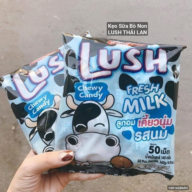 Lush Thai Cow'S Milk Fresh Milk Chewy Candy (Pack Of 140g) | Shopee ...