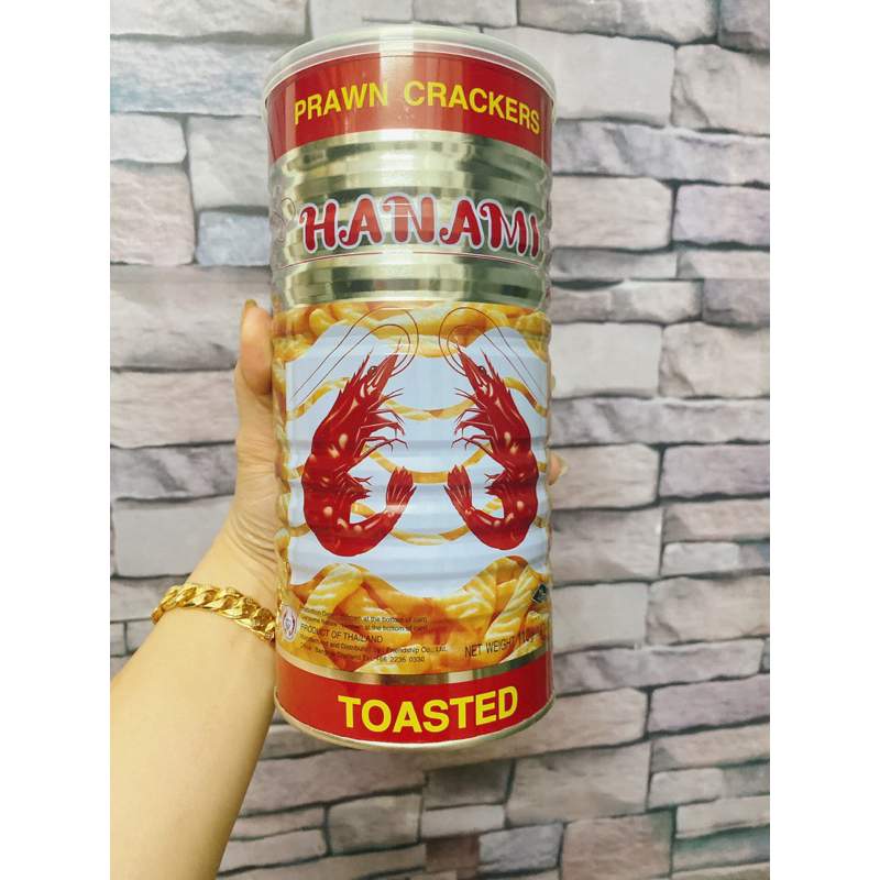 110g jar of Hanami Thai shrimp crackers | Shopee Philippines