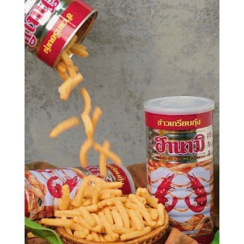 110g jar of Hanami Thai shrimp crackers | Shopee Philippines