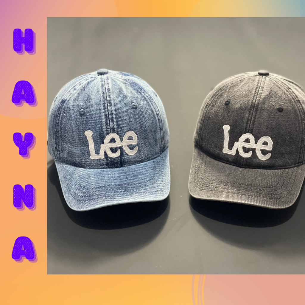 Jean baseball cap embroidered with the word Lee, product of VNXK VN13 ...