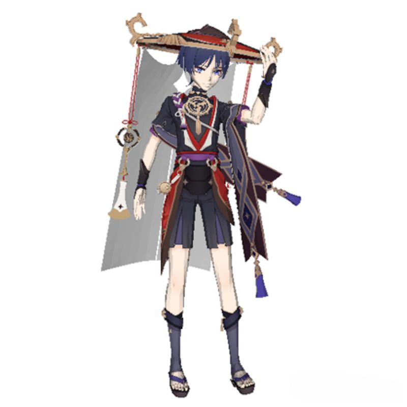 Paper Model Anime Game Scaramouche [Genshin Impact] | Shopee Philippines