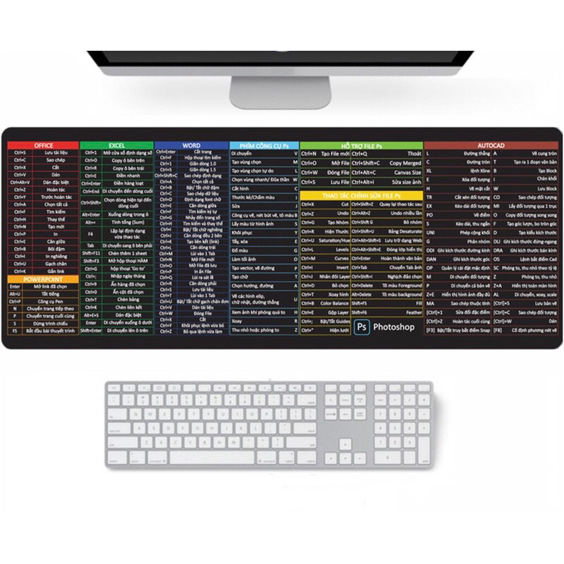 Large Touchpad 30-70cm, Mouse Pad, High Quality Office Shortcut Mouse ...