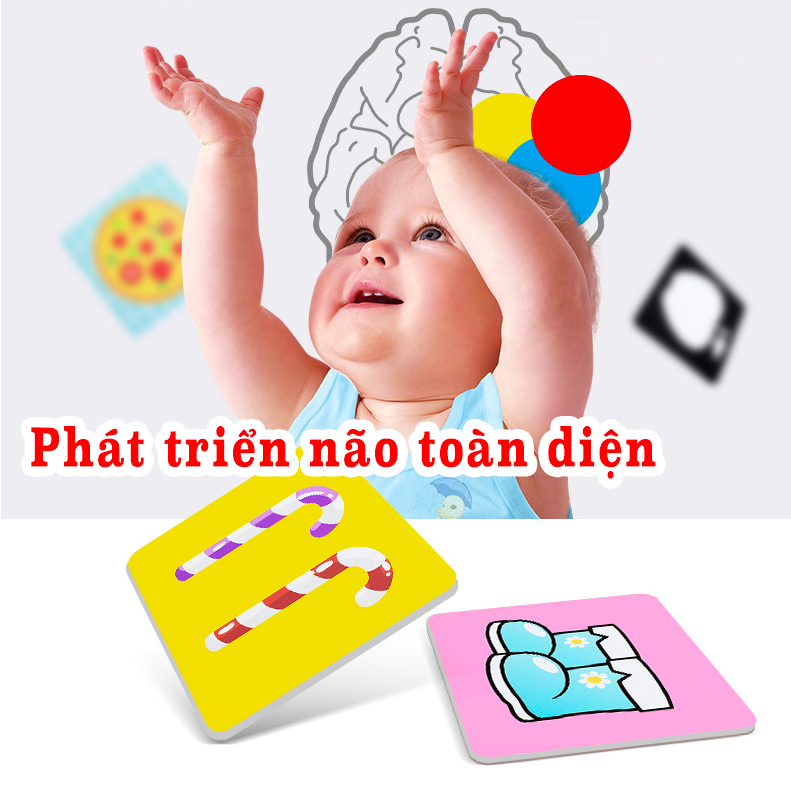 Visual stimulation picture set for newborns, helping babies develop ...