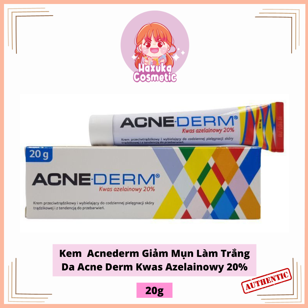 Acnederm Acne Derm Whitening Cream 20% Azelaic Acid 20g | Shopee ...