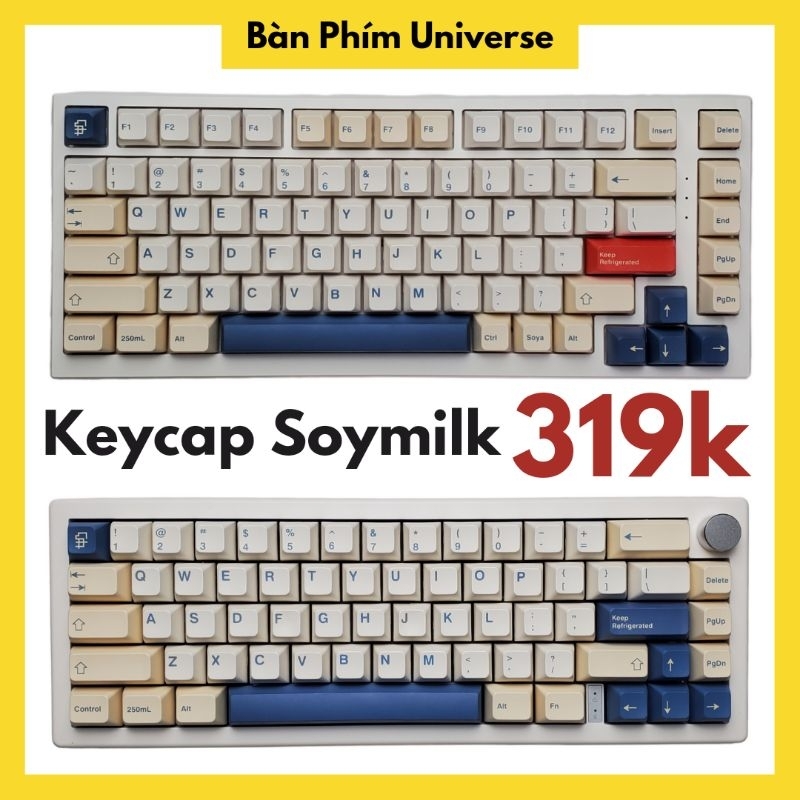 Soymilk keycap - pbt dyesub keycap 131 buttons for mechanical keyboard ...