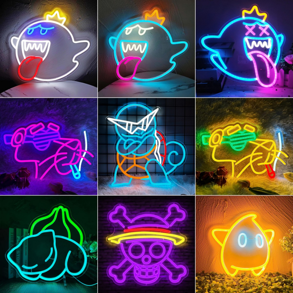 Pokemon Neon Led Light - Neon Led Light for Room Decoration - Neon Sign ...