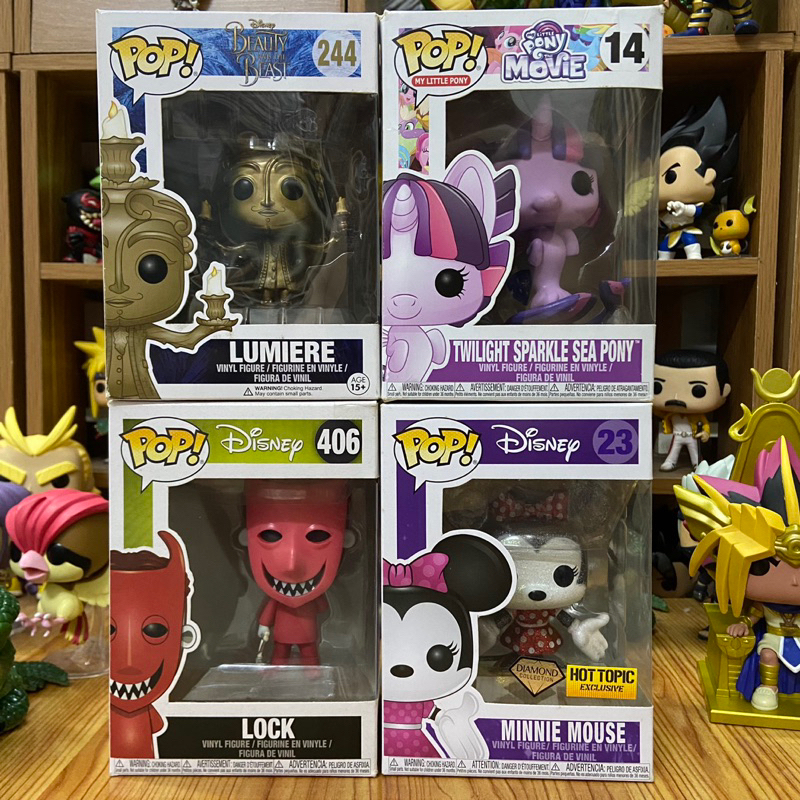 [Box] Funko Disney Model - Lumiere / Pony / Lock / Minnie Mouse (real ...