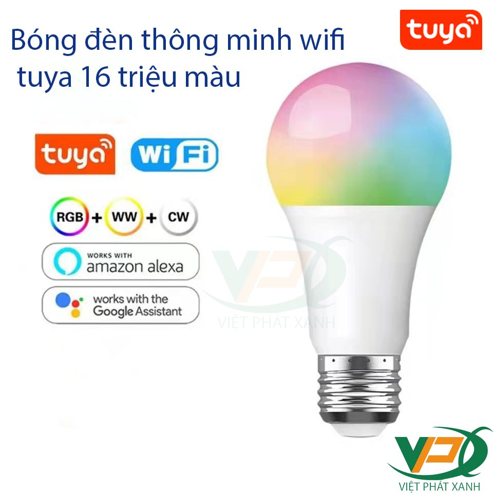 Tuya wifi smart light bulb 16 million colors 10w/15w/220v | Shopee ...