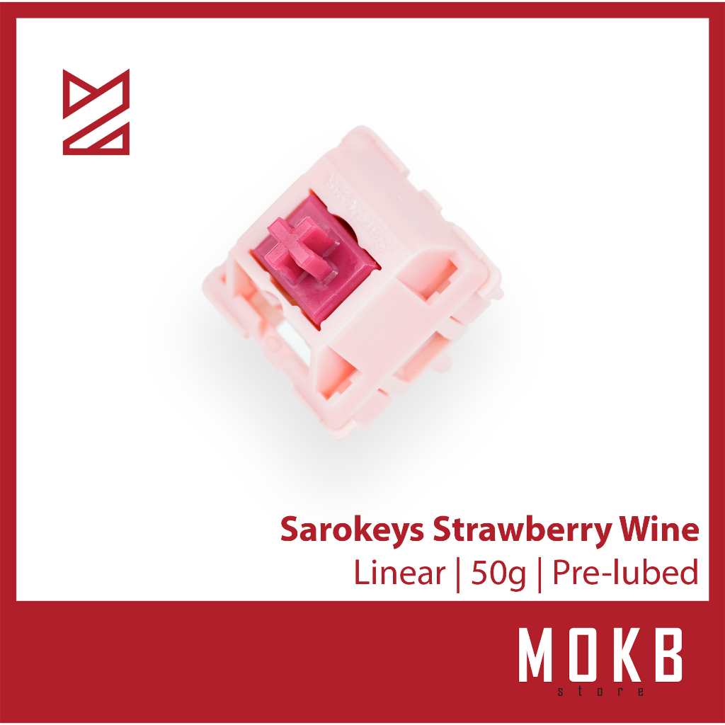 Sarokeys Strawberry Wine Switch - Mechanical Keyboard Switch | Shopee ...