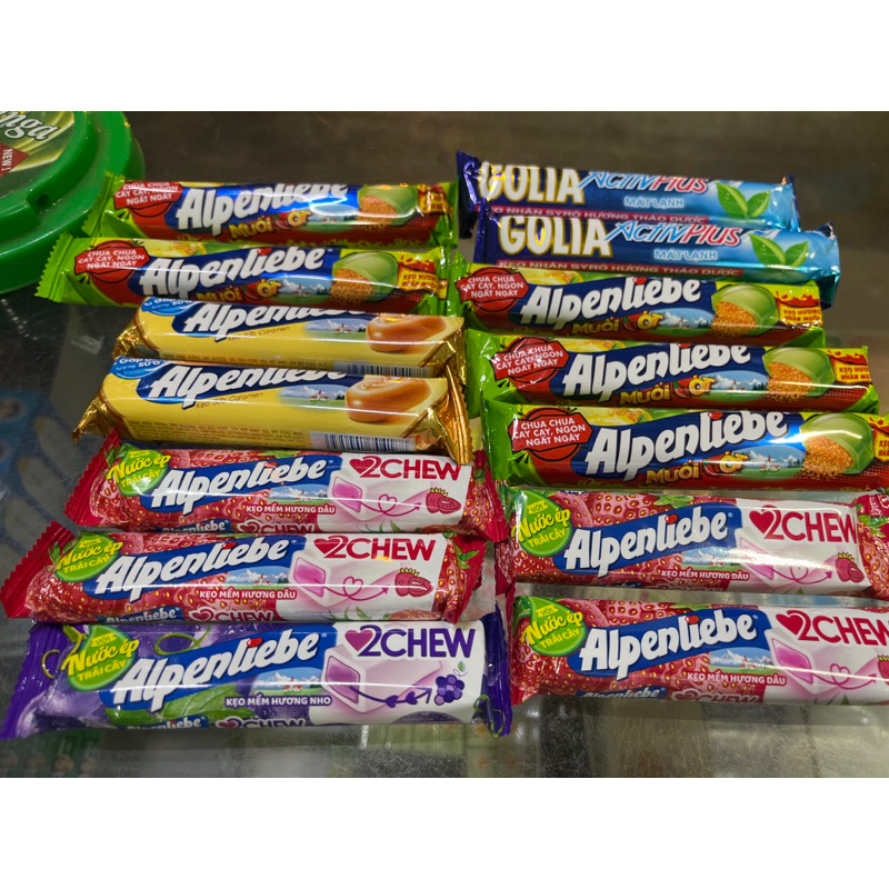 Alpenliebe 2 Chew Candy/ Milk Bar Candy/ golia Spicy Candy/ | Shopee ...