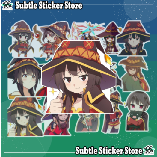 [KonoSuba] - Set 10/15 Sticker Megumin anime KonoSuba/KonoSuba: God's ...