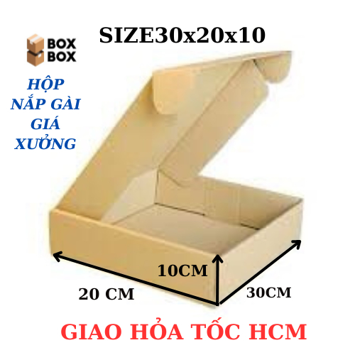 Set of 30 cardboard boxes with snap lids size 30x20x10 used to pack ...