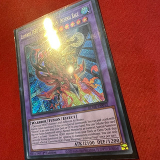 [Genuine Yugioh Card] Elemental HERO Flame Wingman - Infernal Rage ...