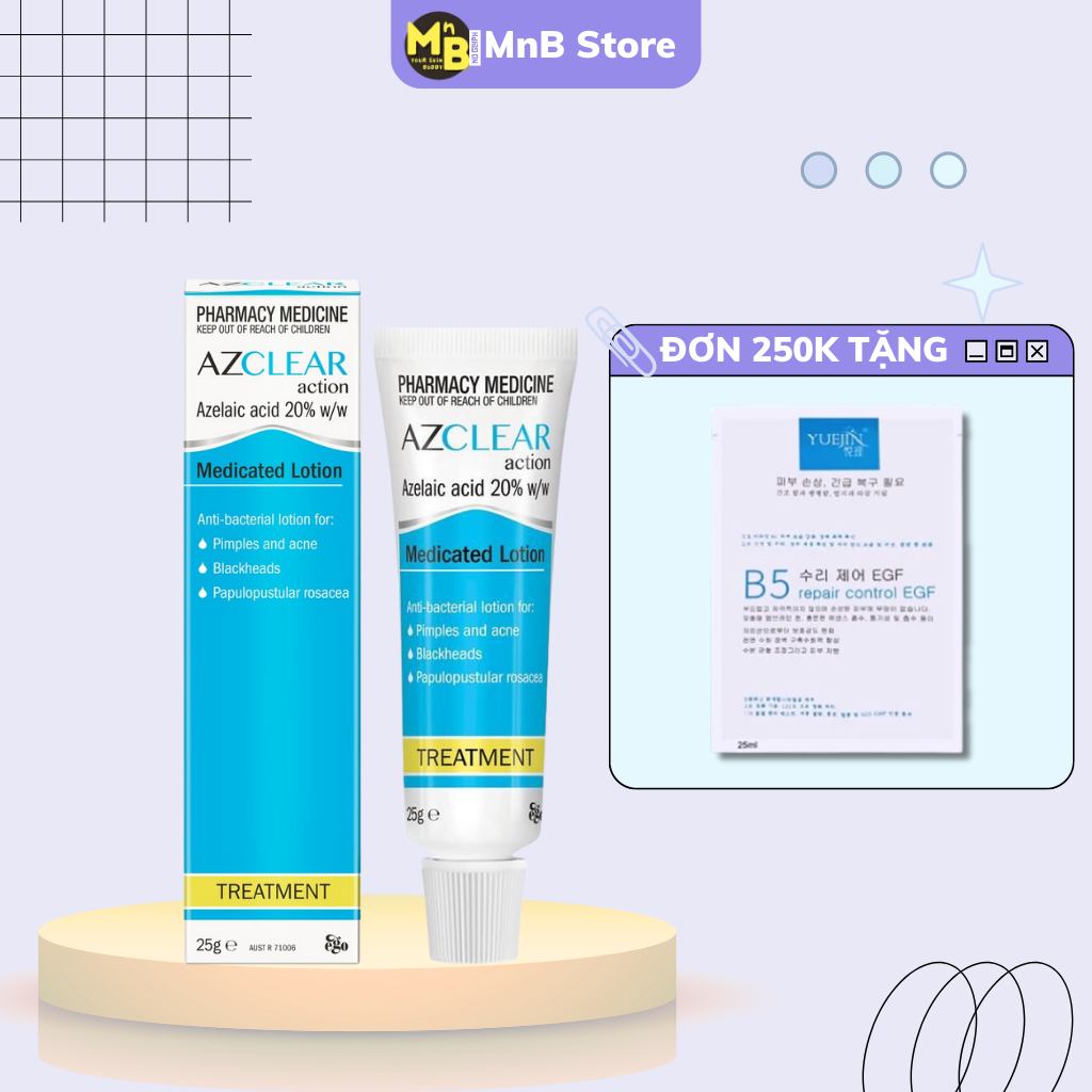 Azclear Acne Cream 20% Azelaic Acid Fades Dark Spots And Reduces Benign ...