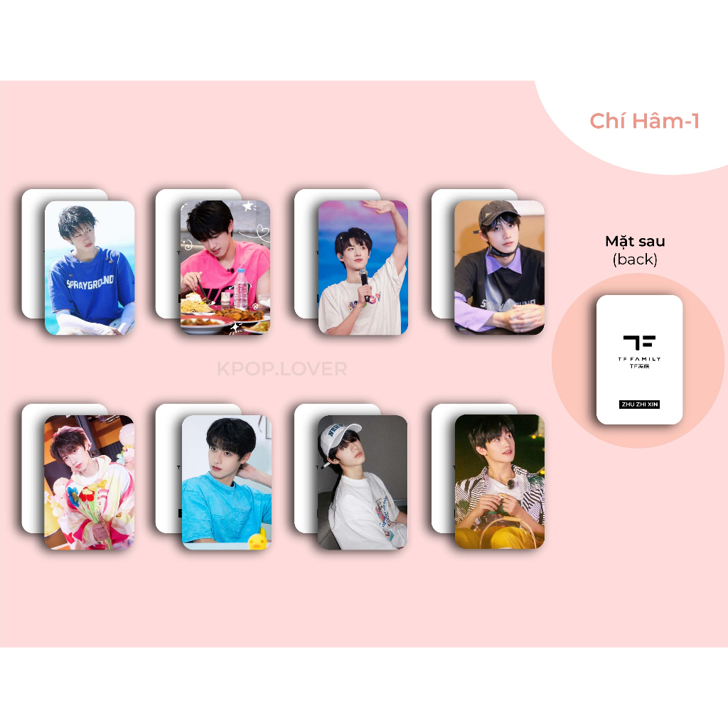 SET OF 8 CORNERED CARD Chu Chi Ham - TF Family (TF Family) | Shopee ...