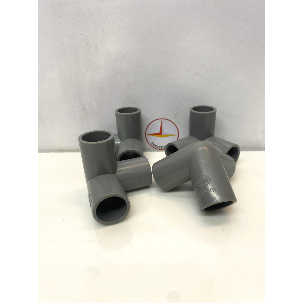3-way corner bend, 3-branch elbow, 3-branch contraction, PVC plastic ...