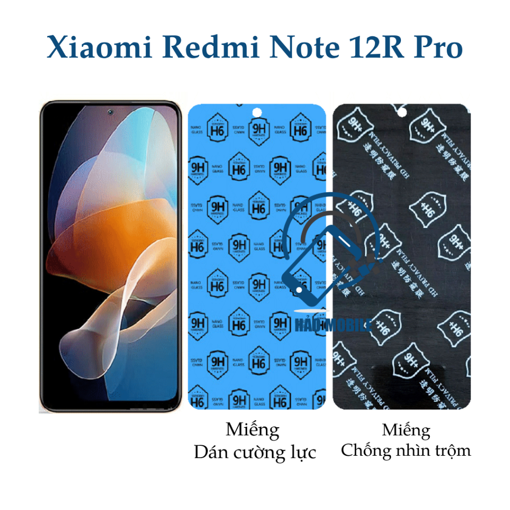 Xiaomi Redmi Note 12R Pro nano flexible tempered film (transparent and ...