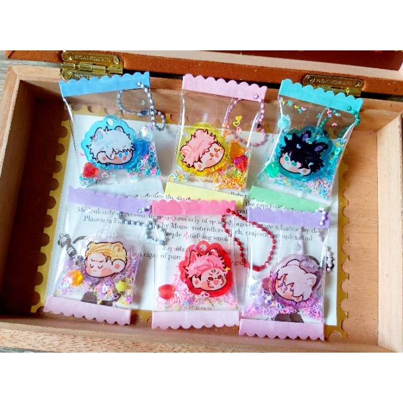 Handmade Jujutsu Kaisen JJK candy shaker keychain (6 models) | Shopee ...