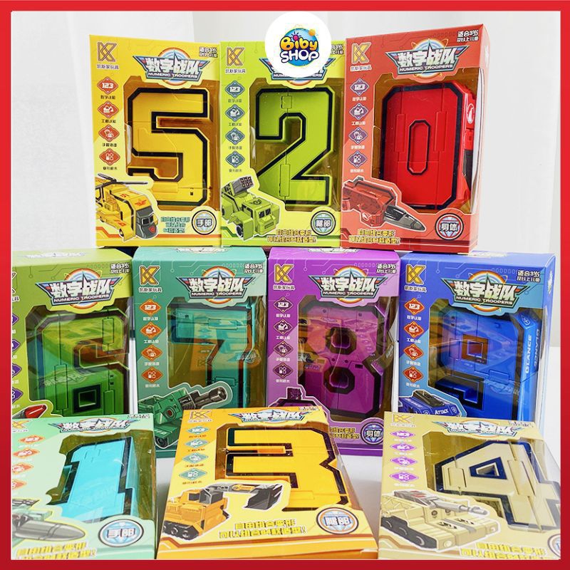 Large set of transforming numbers for children | Shopee Philippines