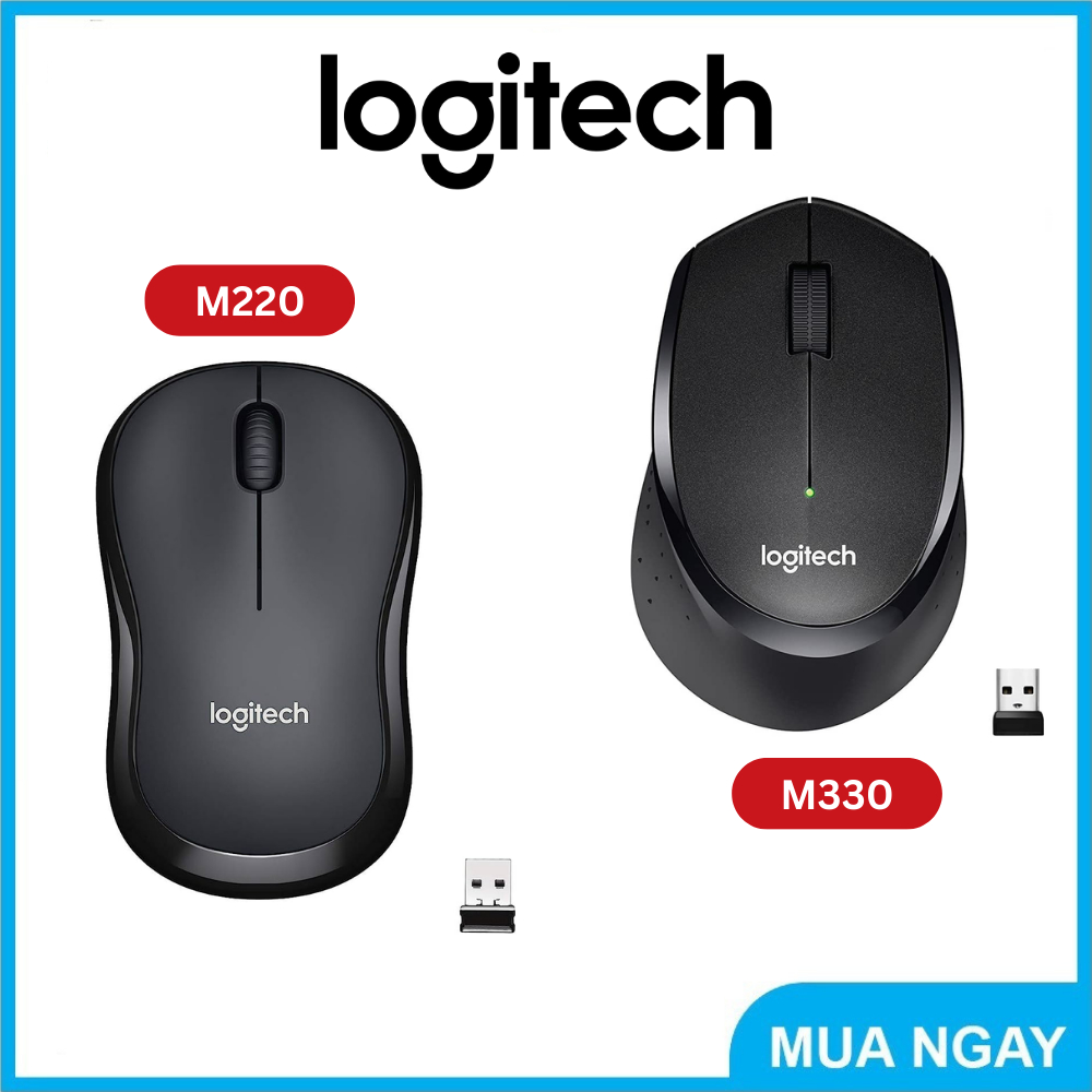 Logitech M220 / M330 - Wireless Mouse for Computer | Shopee Philippines
