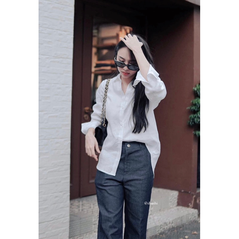 Basic Linen Shirt (original photo) | Shopee Philippines