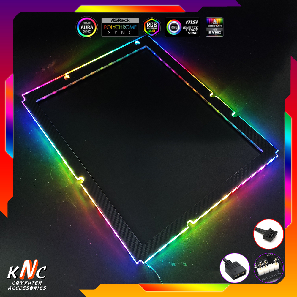 Decorative 5v ARGB Led Plate for Mainboard Size from ITX M-ATX ATX Sync ...