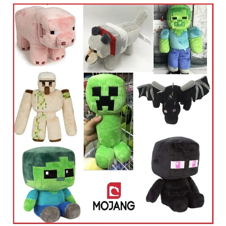 Genuine minecraft stuffed animal large size | Shopee Philippines