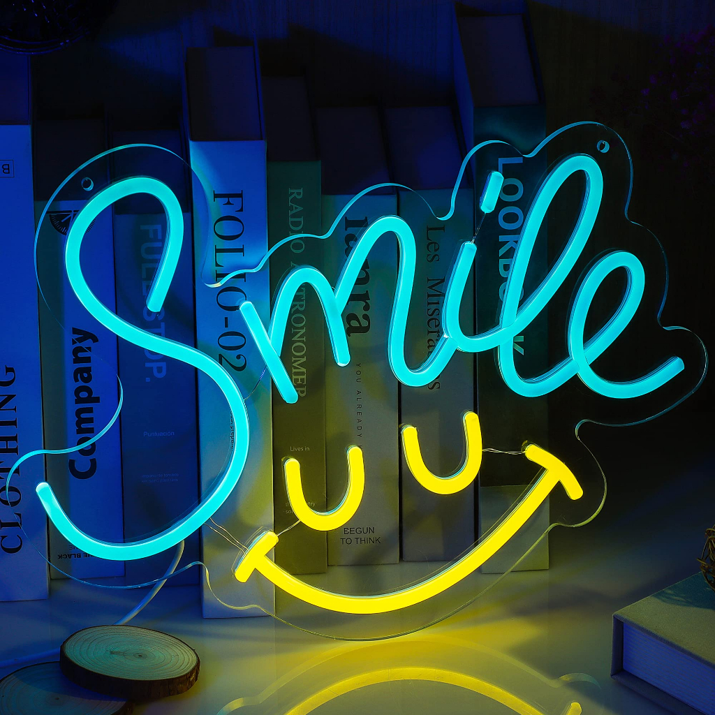 Smile Led Neon Light Size 41x28 cm | Shopee Philippines