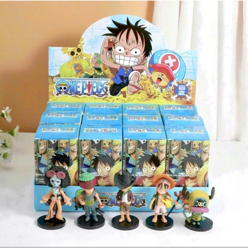 One Piece ChiBi, Pirate Island, Zoro, Luffy, chopper character models ...