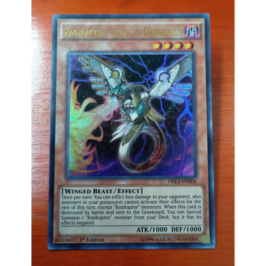 Raidraptor - Napalm Dragonius - DRL3-EN004 - Ultra Rare [Yugioh Card] | Shopee Philippines