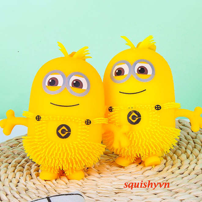 MINION soft yellow man HOT TREND Squishy Mochi Cute, Cute Stress Relief ...
