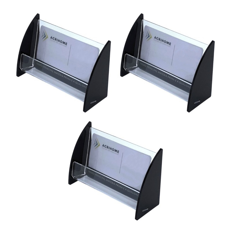 Mica box for business cards/ name card shelf, many colors | Shopee ...