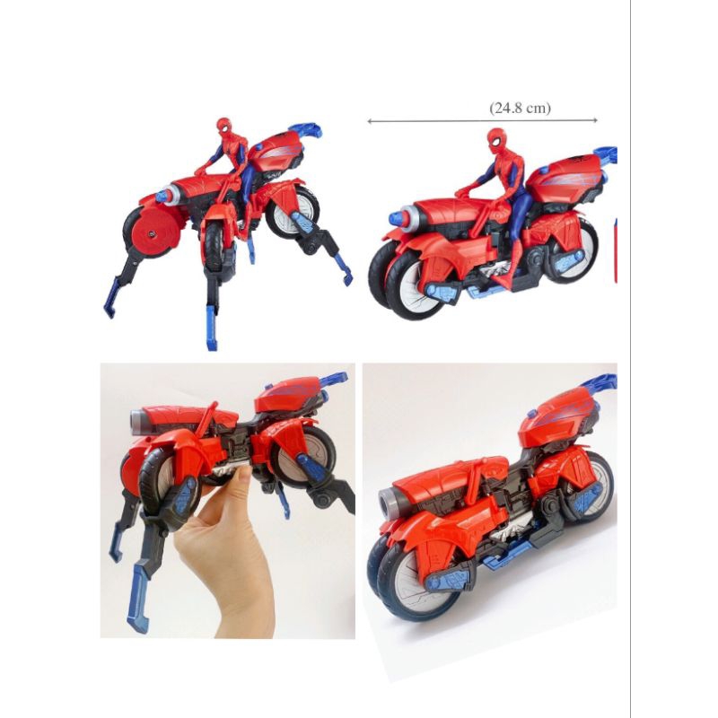 Spider-man super motorbike with genuine transformation function ...