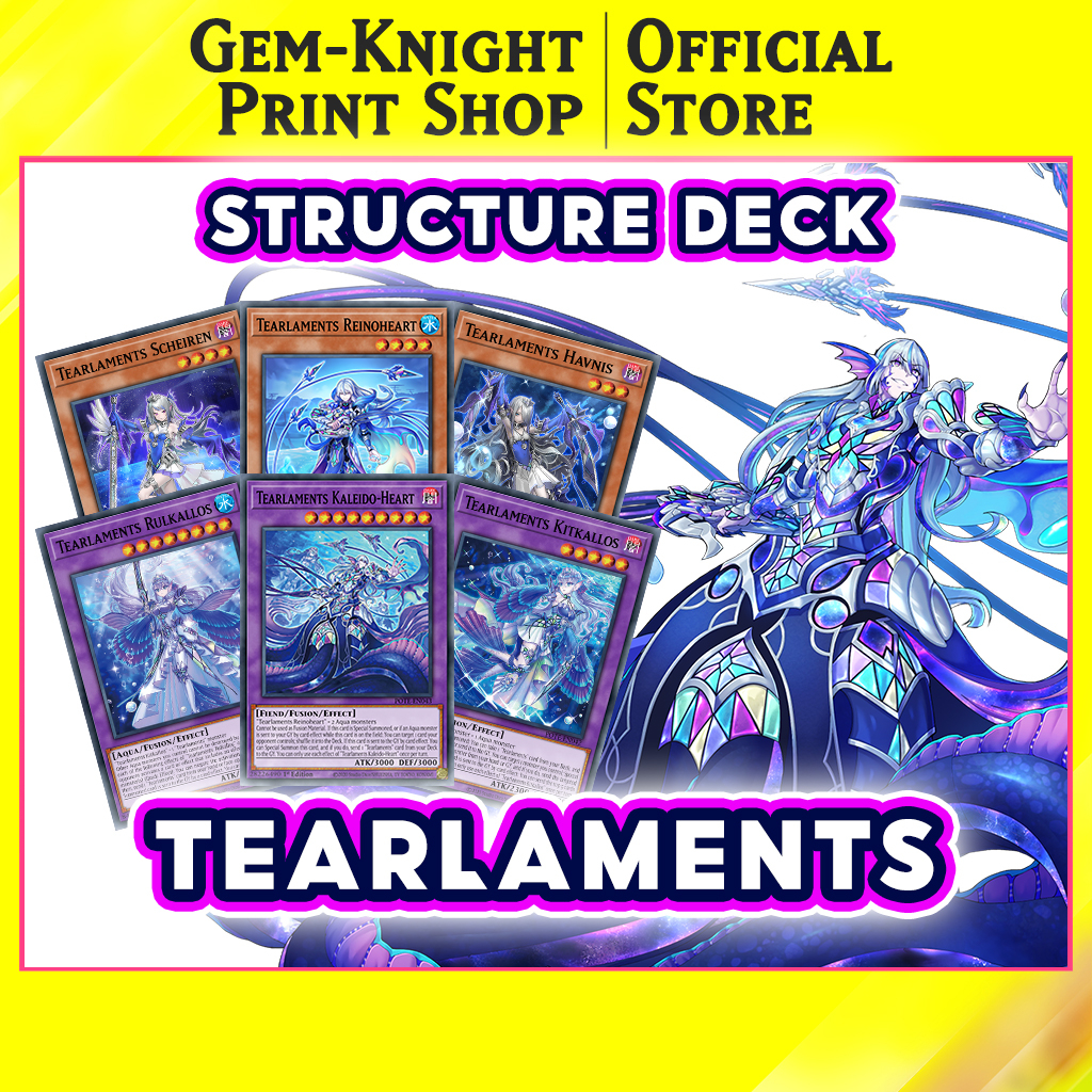 [Printed Cards] Yugioh Deck - Tearlaments - Structure Deck | Shopee Philippines