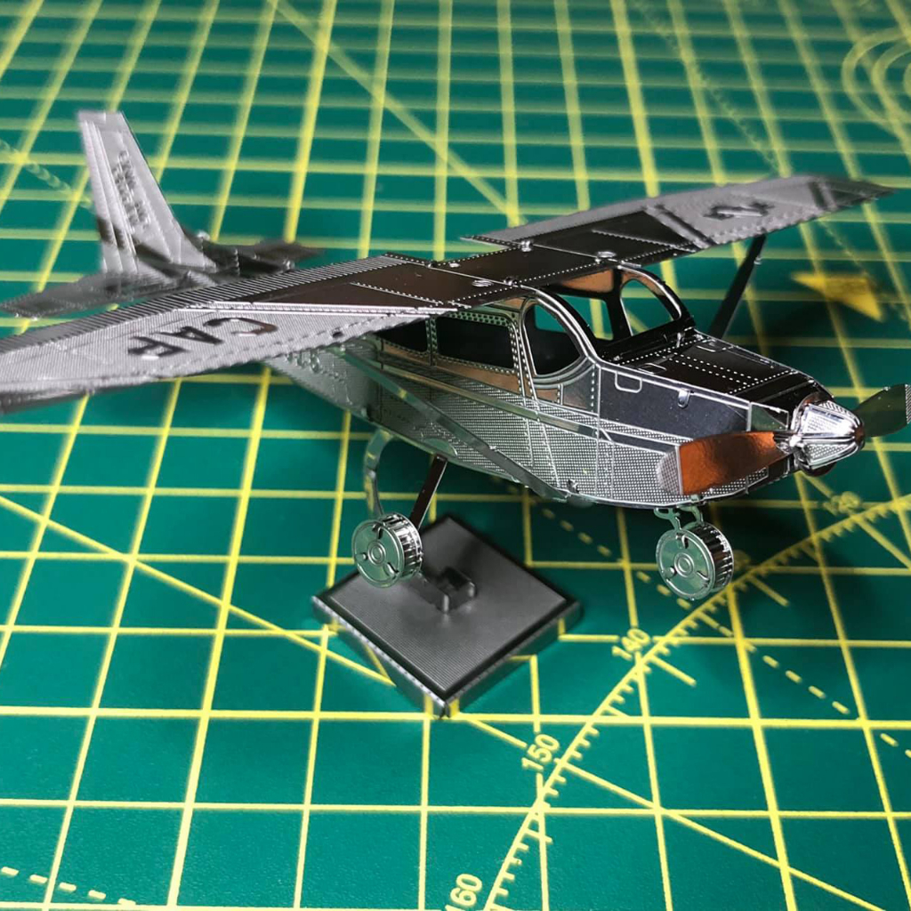 Cessna 172 Airplane Metal Head 3D Model Assembly Toy | Shopee Philippines