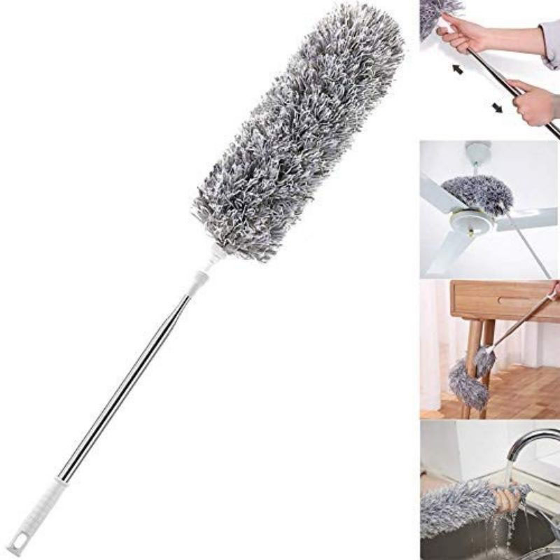 2m8 Foldable Long Handle Fiber Ceiling Brush - 360 Degree Retractable ...