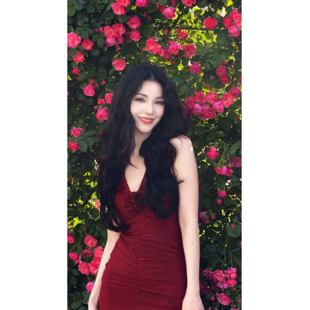 (AVAILABLE) V-necklace TWO-STRING DRESS WITH FLOWERS HOT TREND FOR ...