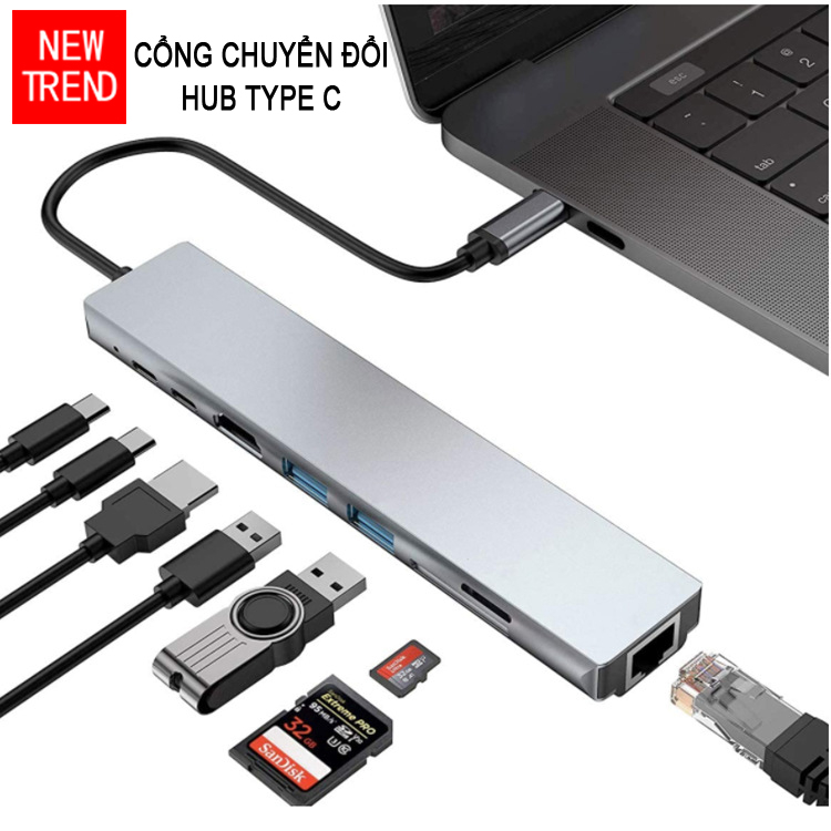 Hub TYPE C, USB, multi-port universal adapter | Shopee Philippines