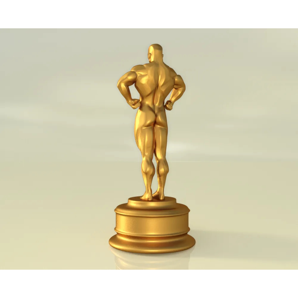 Plastic 3D Printed Model - Bodybuilding Trophy - MS71 | Shopee Philippines