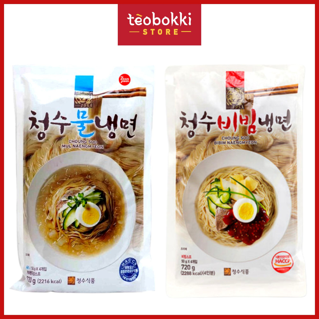 Choung Soo Korean Cold Noodles 720g (Mixed Cold Noodles - Water Cold ...