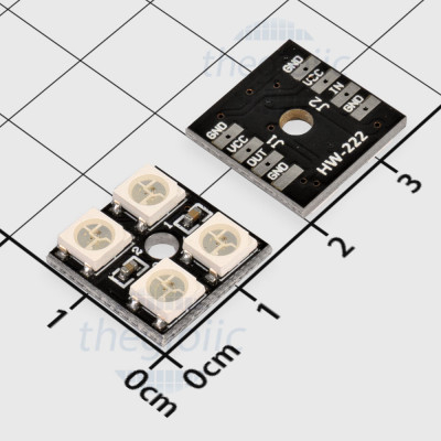 Neopixel WS2812 5050 RGB 4 LED 5VDC//SKU:18 Display Circuit | Shopee ...