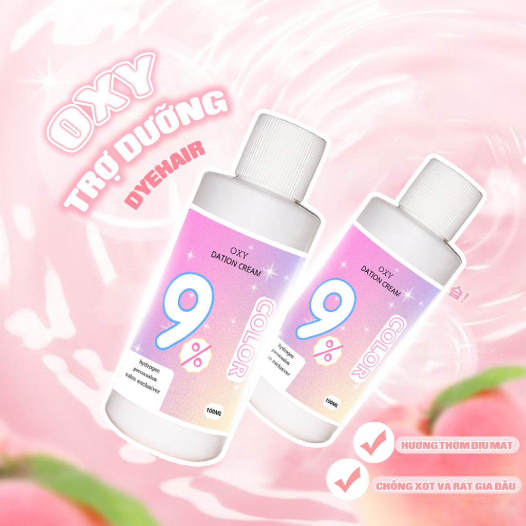 OXY Hair dyeing aid oxygen, DYE.HAIR hair bleaching, capacity 100ml ...