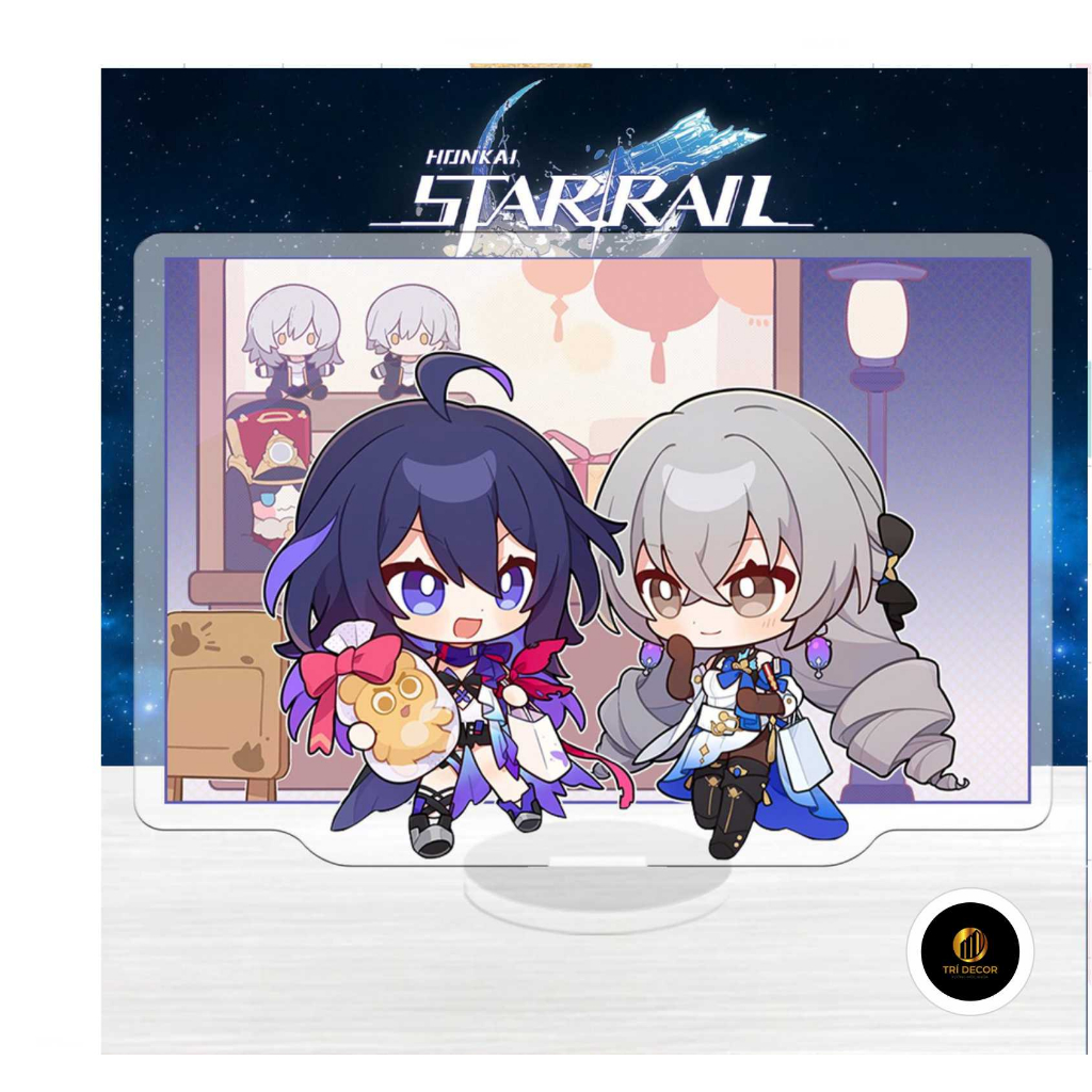 Standee Honkai Star Rail, models Seele, Bronya, JingYuan, Kafka, Blade ...