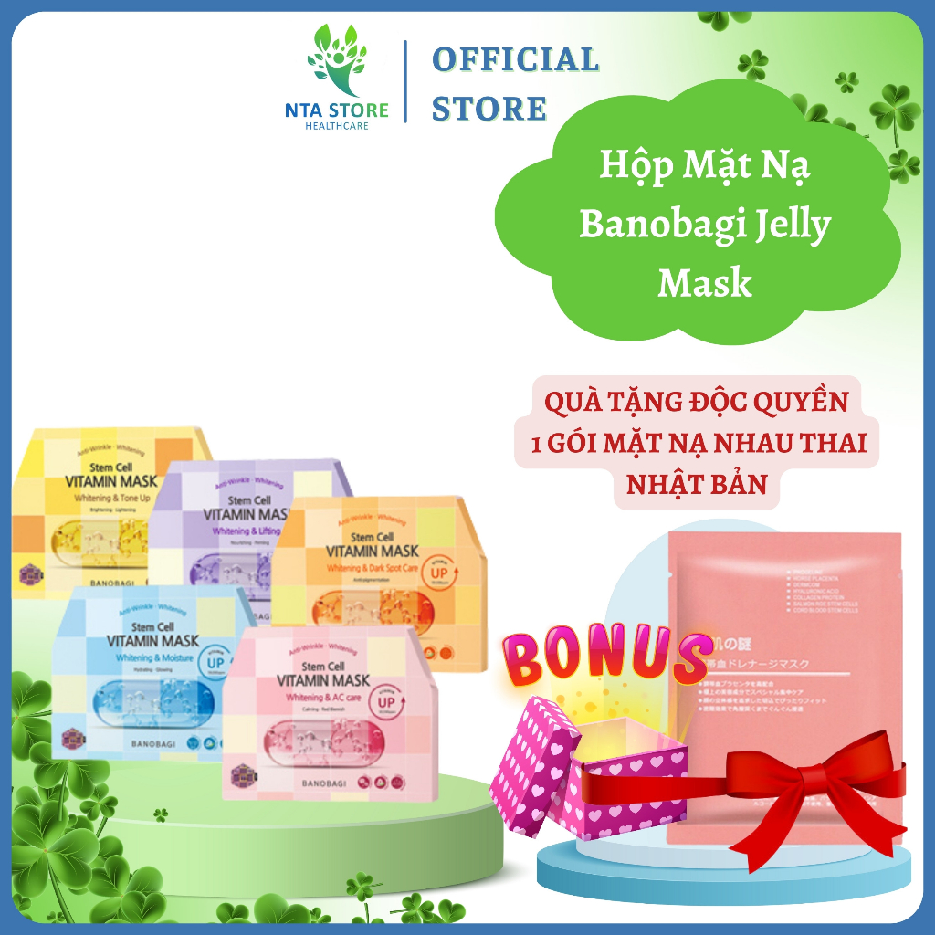 Banobagi Jelly Mask Mask Box (Bill Available) | Shopee Philippines