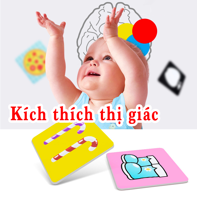 Visual stimulation picture set for infants and young children helps ...