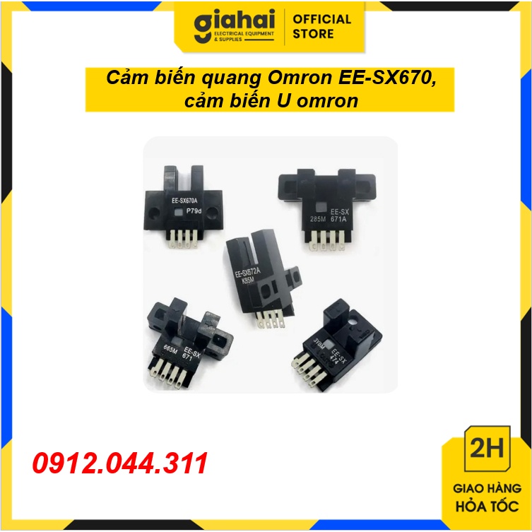 Omron EE-SX670 optical sensor, omron u-shaped optical sensor, u-shaped ...
