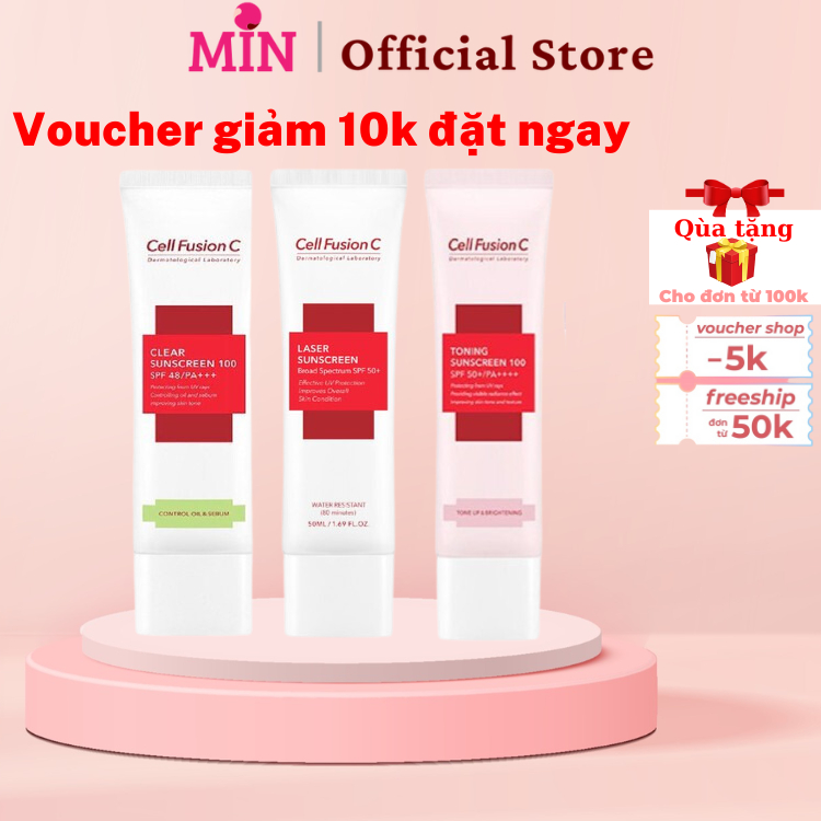 CELL FUSION C Tone Fusion C Toning Suncreen 100 SPF 50+PA + + + 50ml ...