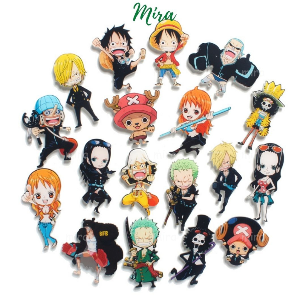 One Piece (Sold by Set) Badge Pin, Hat Decoration Pin Extremely Cute ...