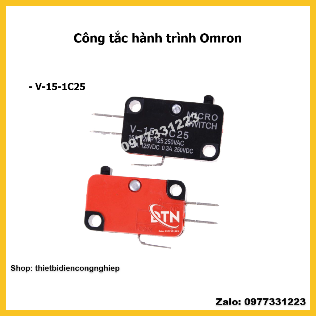 Combo 5stroke Switches omron V-15-1 C25 (5 Pcs) | Shopee Philippines